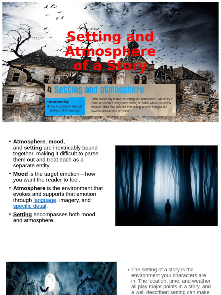 Sec 1 Setting and Atmosphere June 29 | PDF