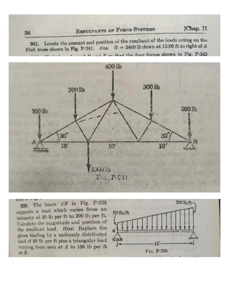 Sample Problem For Engineering Mechanics | PDF