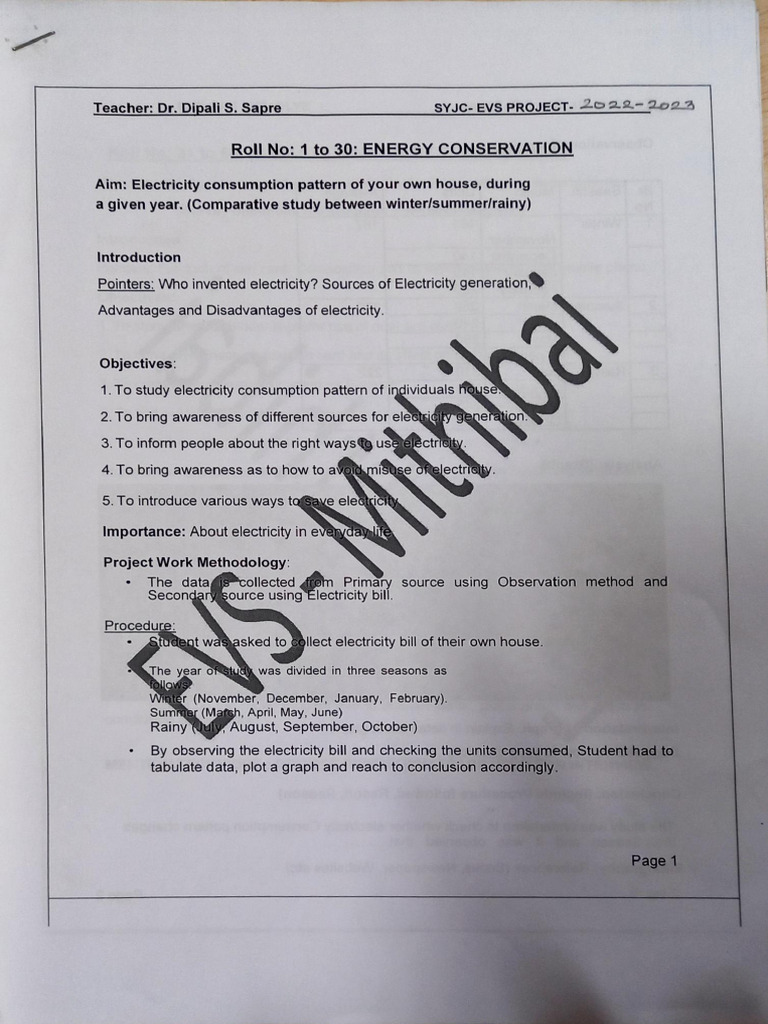 Evs Project Topics | PDF