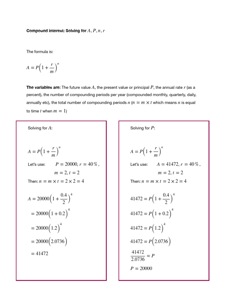 Compound Algebra | PDF