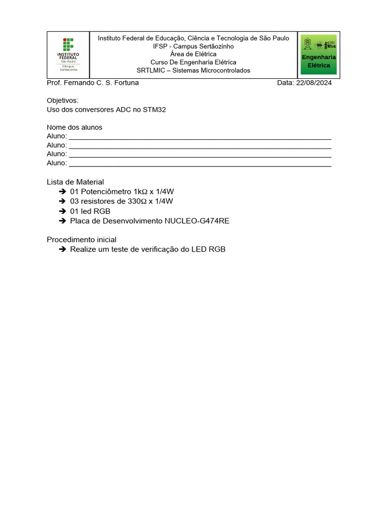 Lab 05 - PWM | PDF