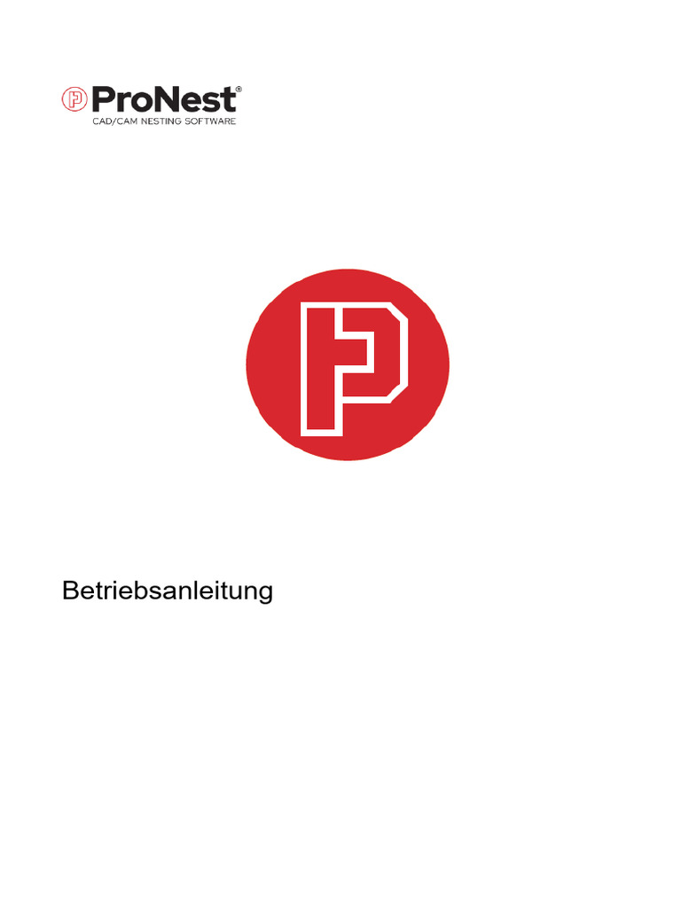 ProNest 2025 Manual, English | PDF