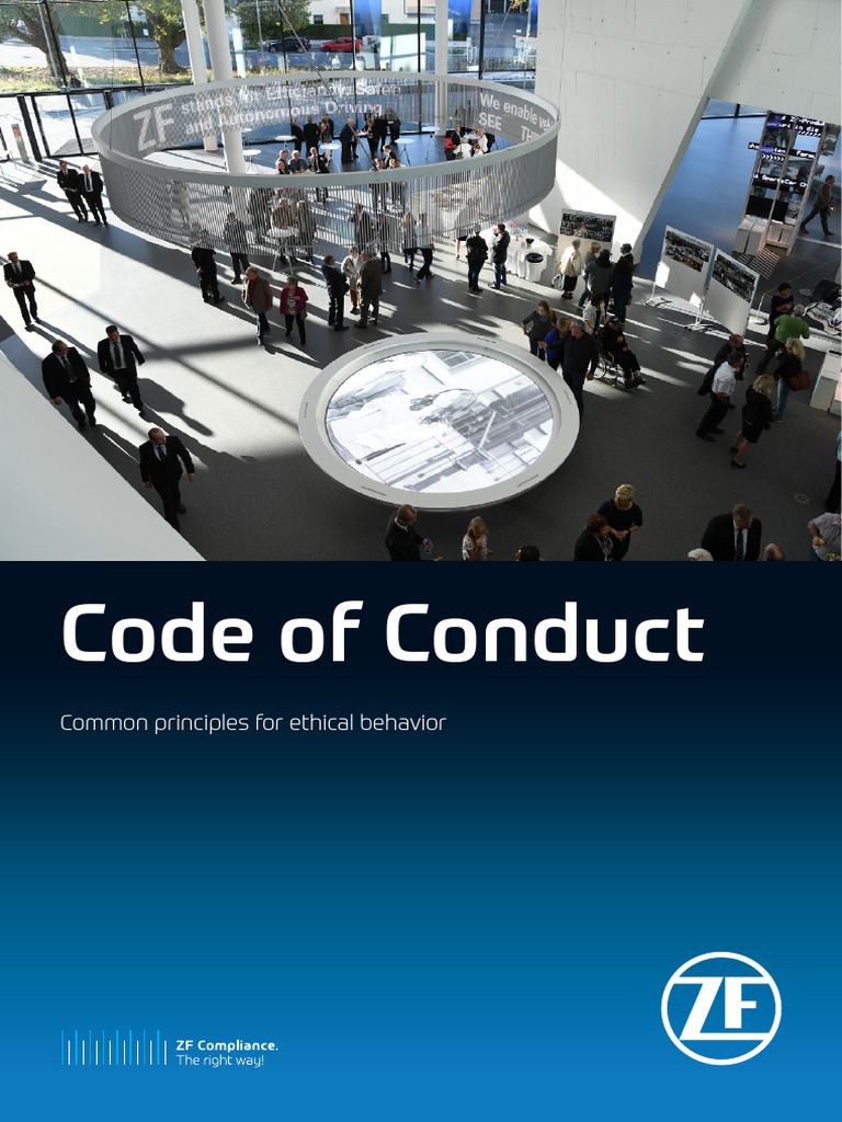 ZF-code of Conduct EN | PDF | Occupational Safety And Health | Career ...