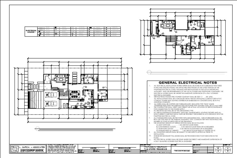 Second Floor Power Layout: Property Line | PDF