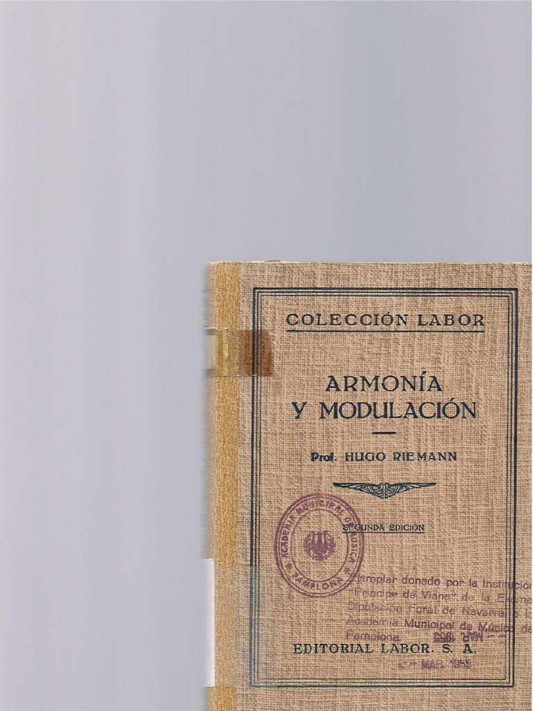 hugo riemann armonia y modulacion | PDF
