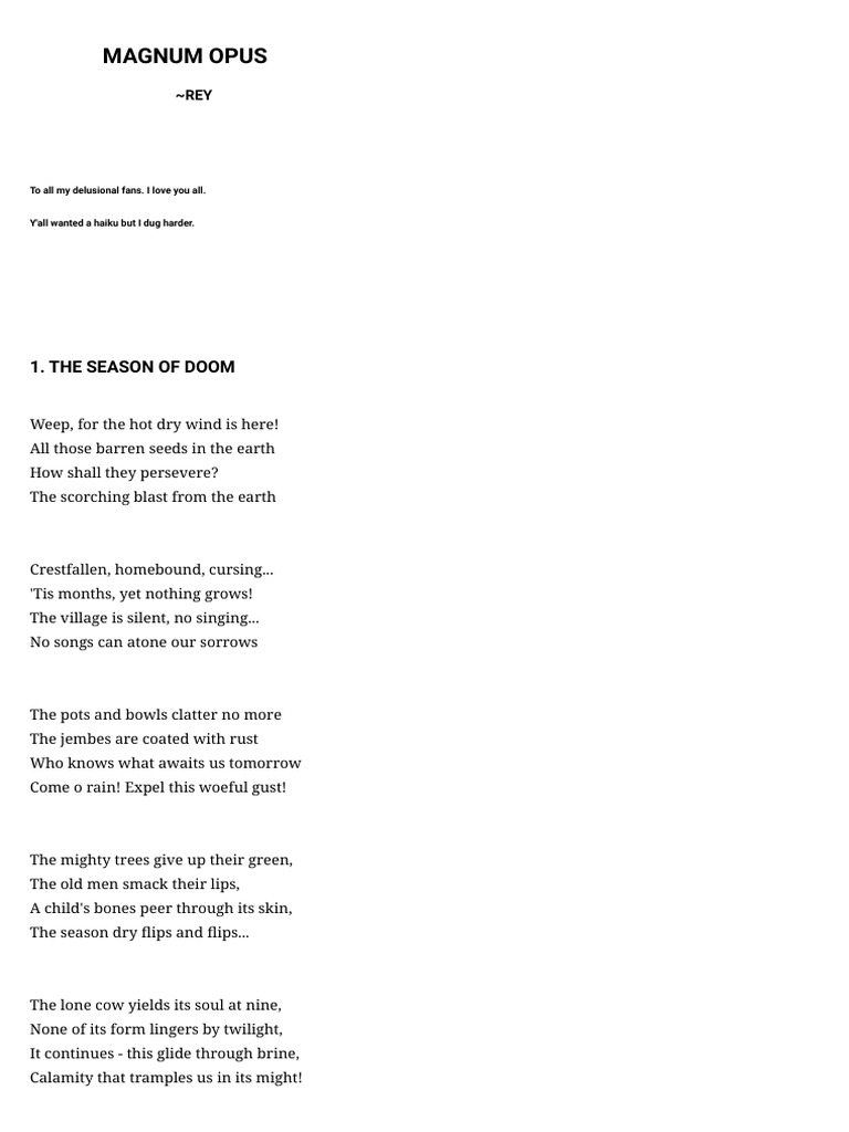 Dripping Fingers | PDF