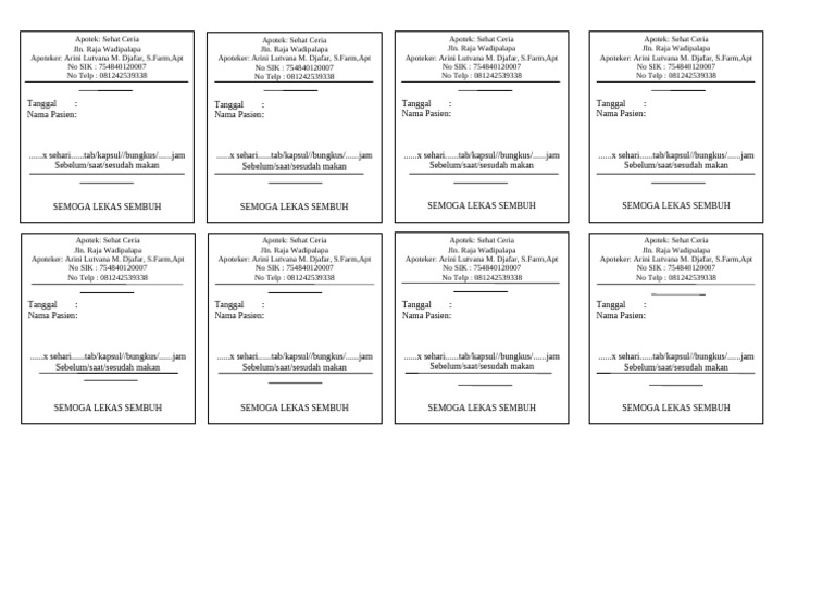 Etiket Putih-1 | PDF