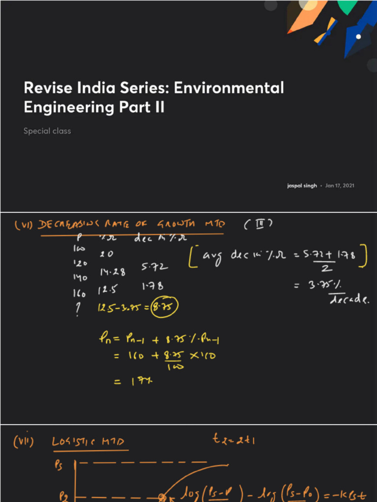 Revise India Series Environmental Engineering Part II With Anno | PDF