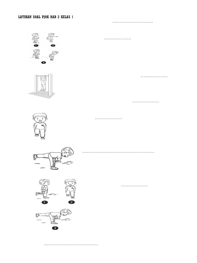 PH 2 Pjok Kelas 1 Bahan | PDF