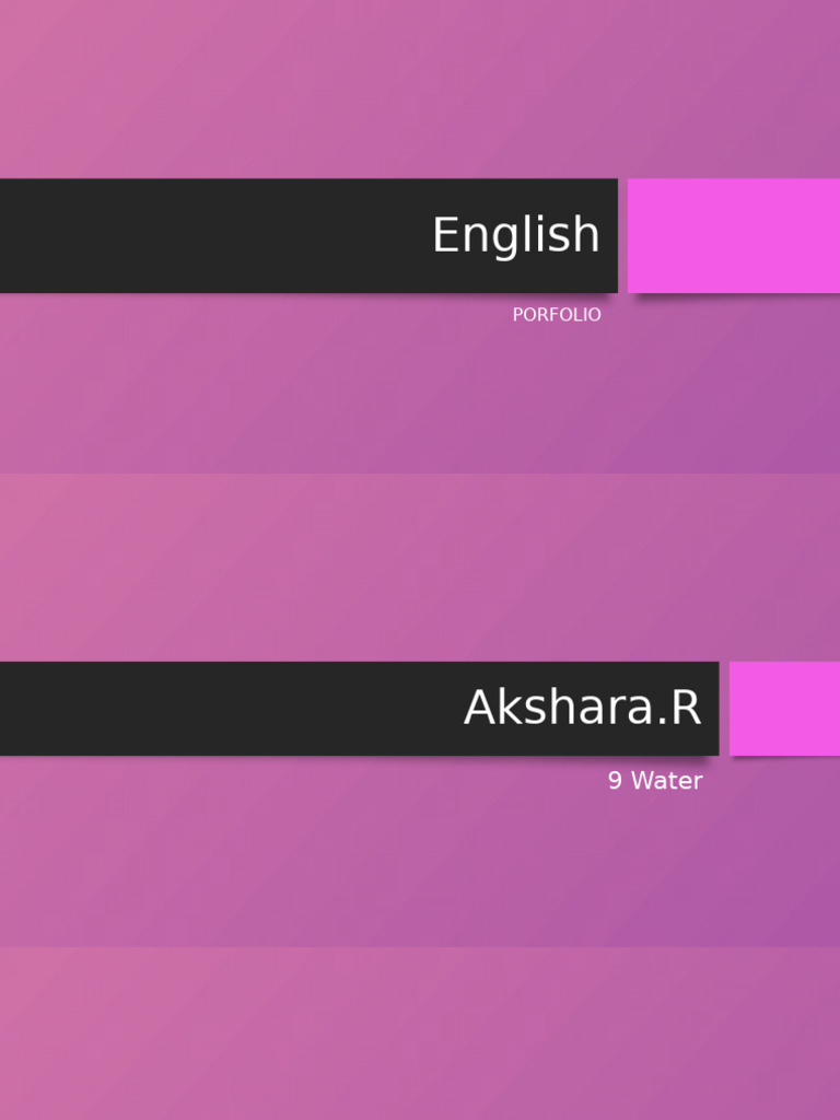 Akshara 9W Eng Portfolio | PDF