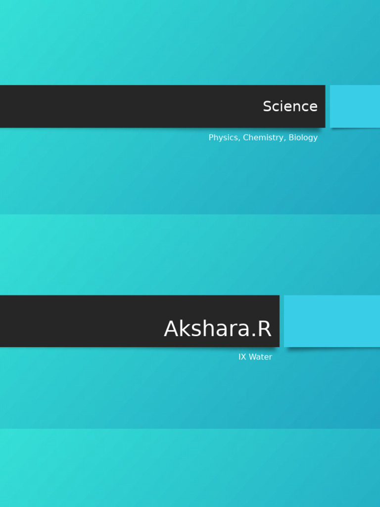 Akshara 9W Sci Portfolio | PDF