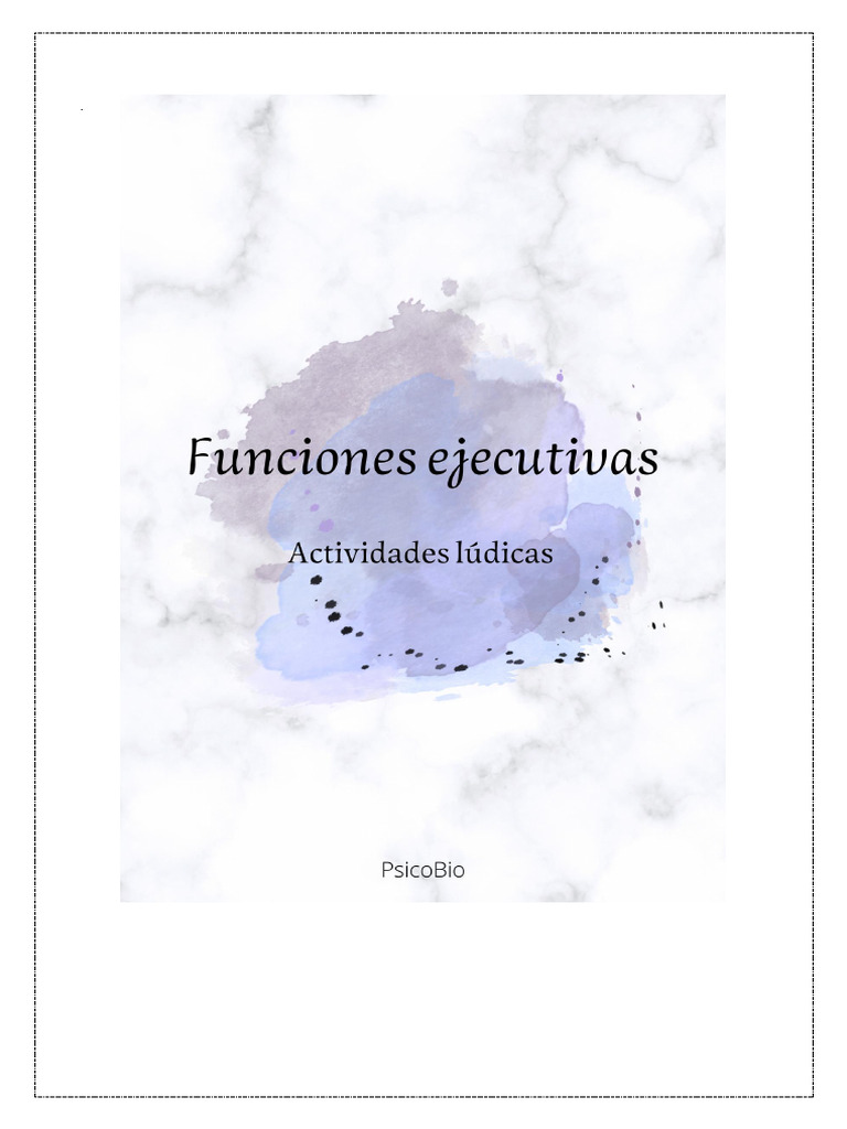 Funciones ejecutivas (1) | PDF