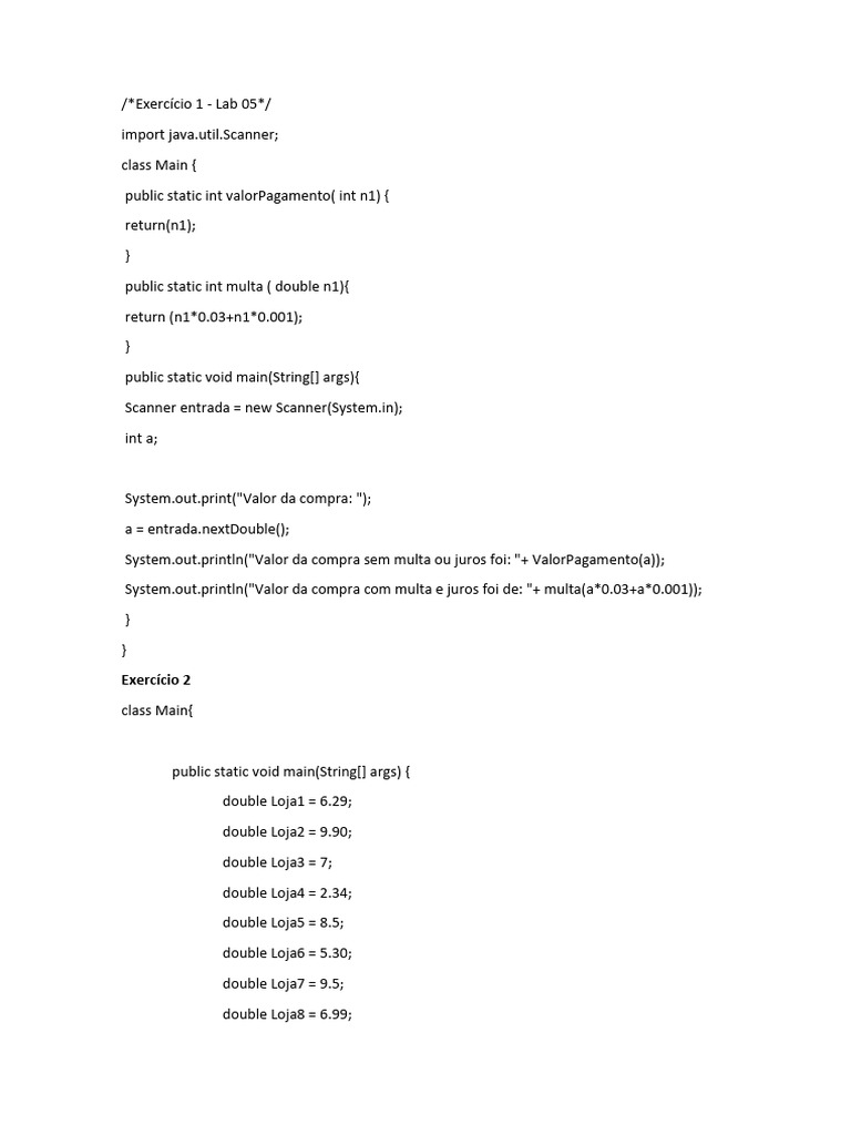 Exercícios Python | PDF