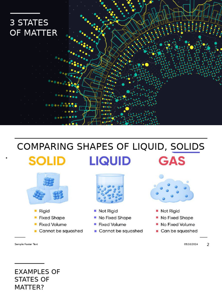 Three States of Matter | PDF