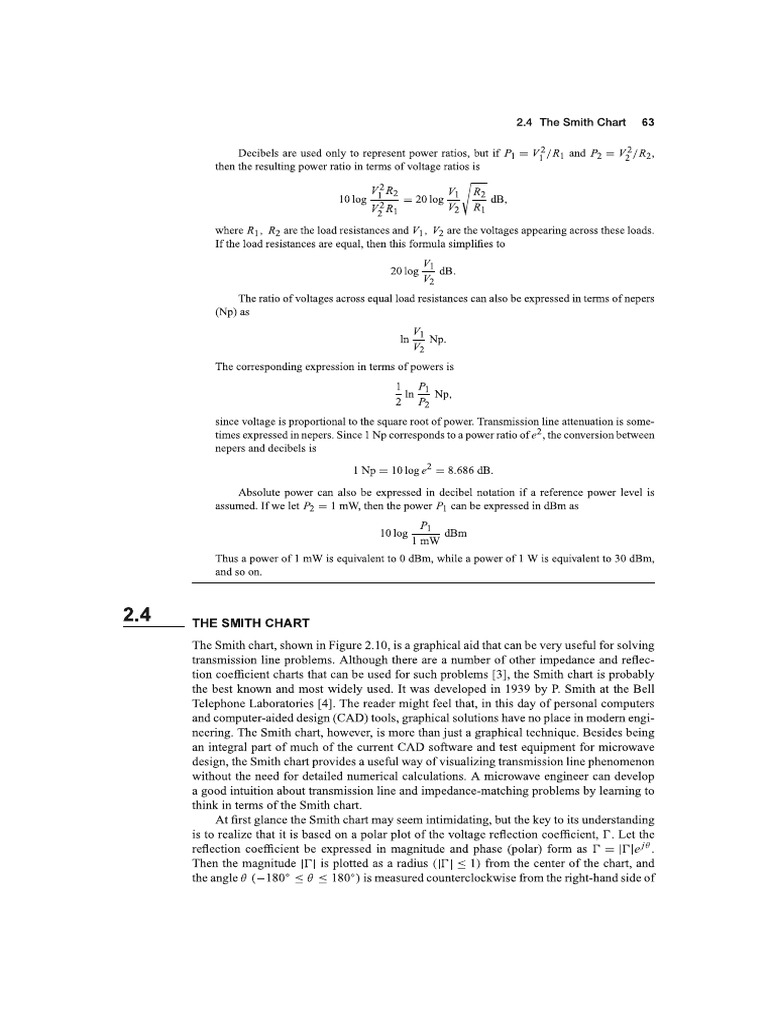 Smith chart__impedance matching | PDF