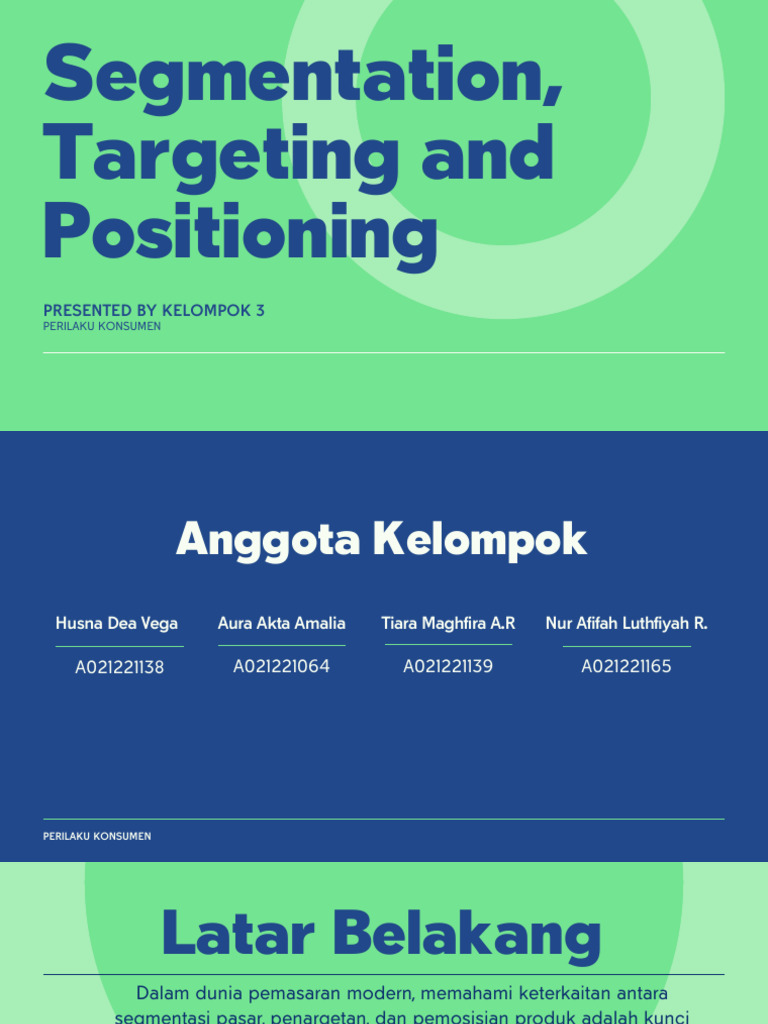 Kelompok 3 - Segmentasi Pasar | PDF