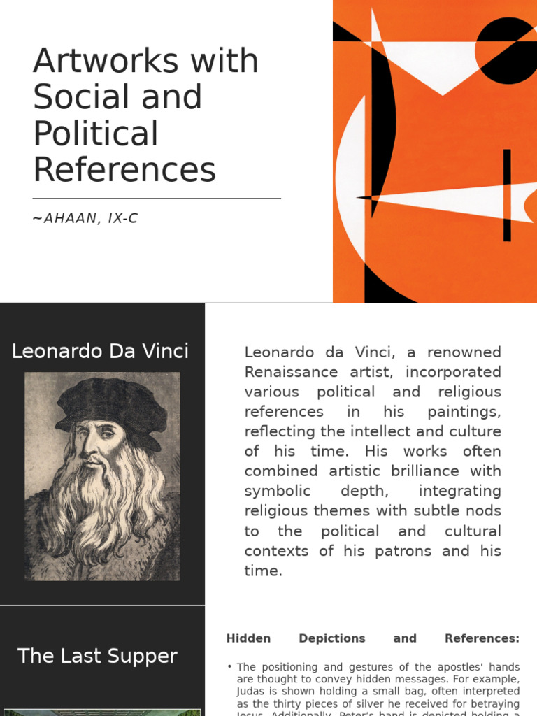 Artworks With Social and Political References | PDF | Leonardo Da Vinci
