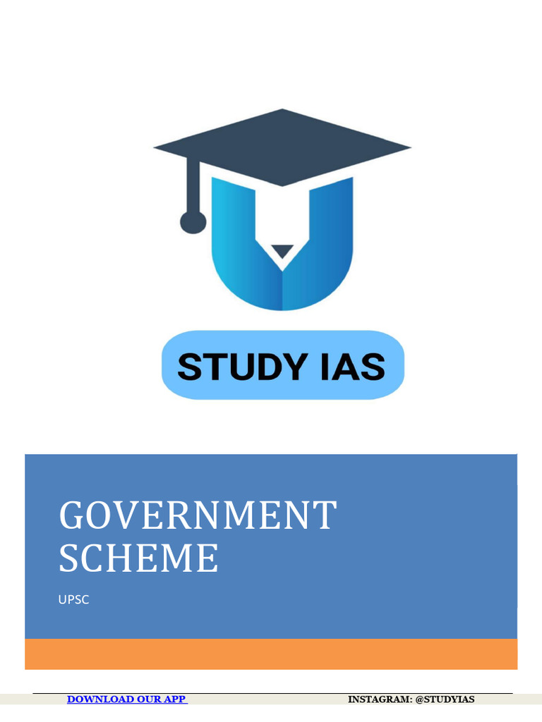 Government Schemes Upsc | PDF