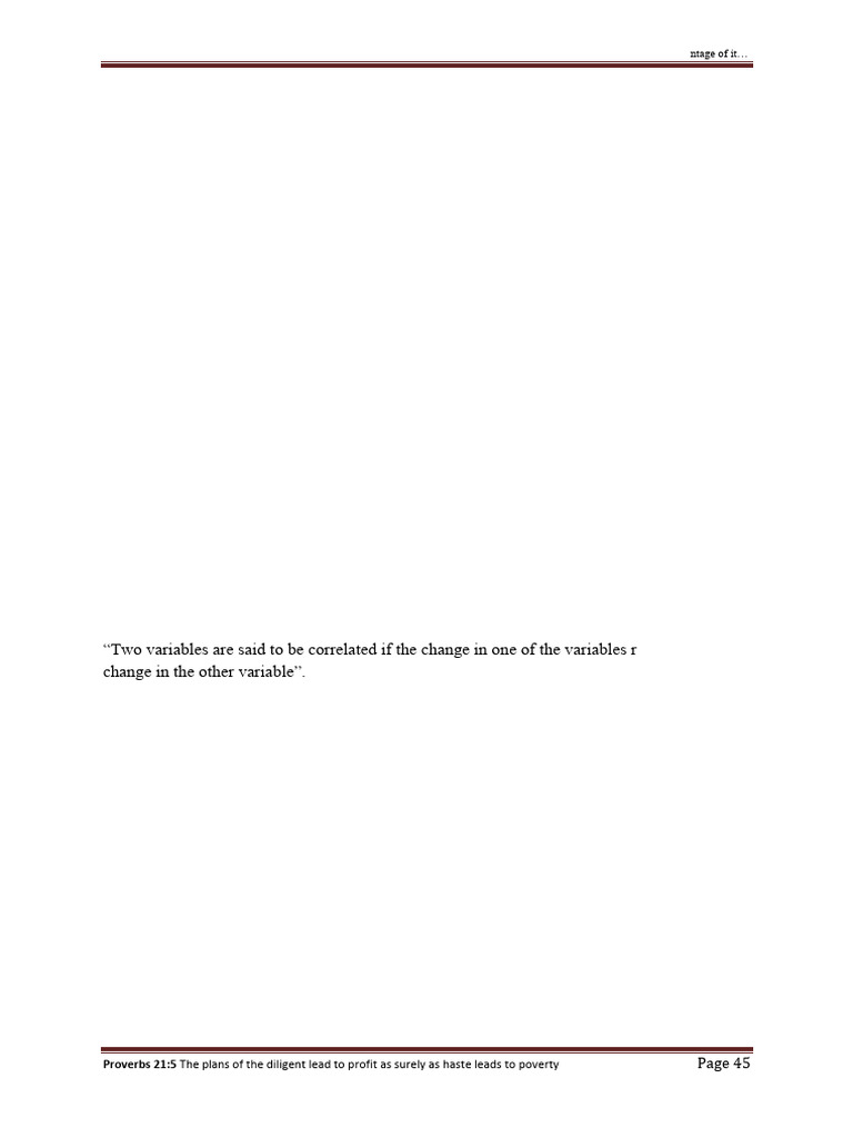 Bivariate Data Correlation Regression Pdf 9346