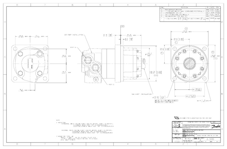 Motor GA Drawing | PDF