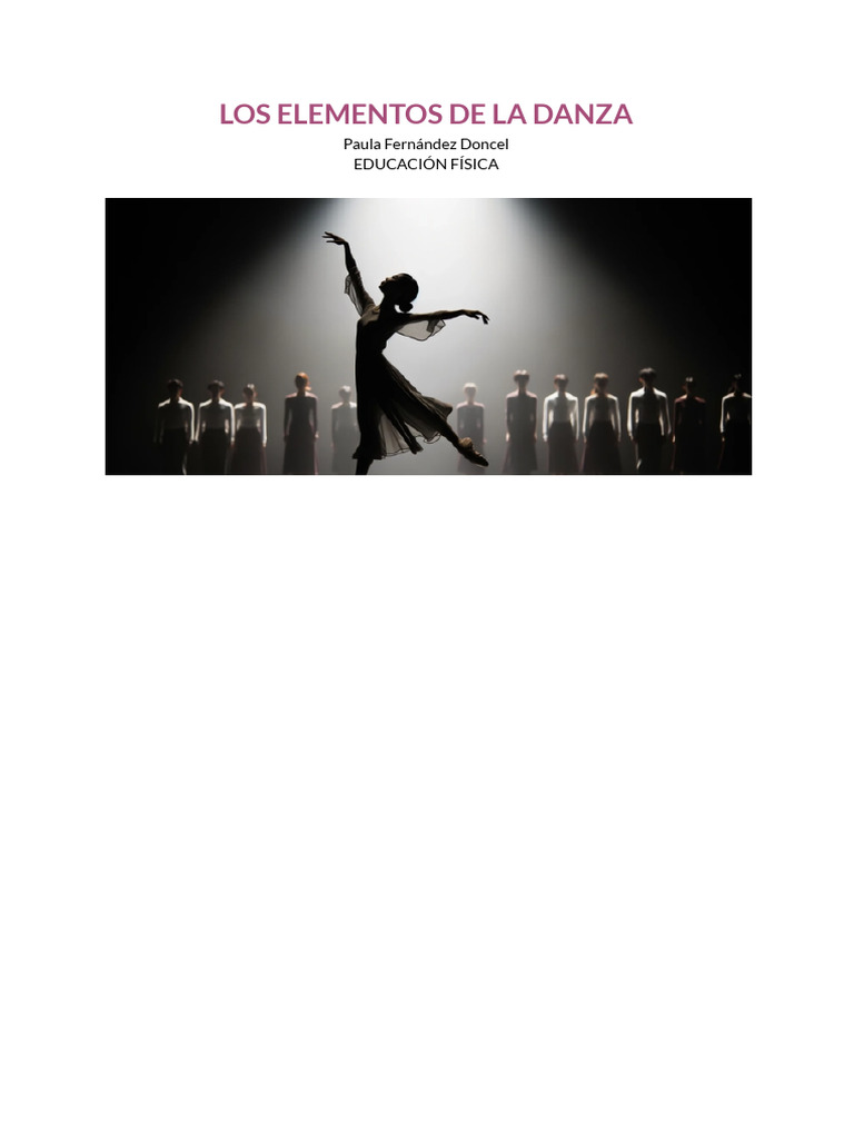Elementos de La Danza | PDF