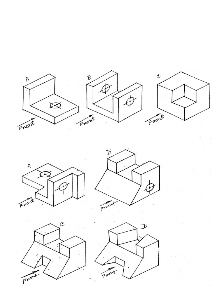Engineering Drawing and CAD Sessional ME Drawing-1 | PDF