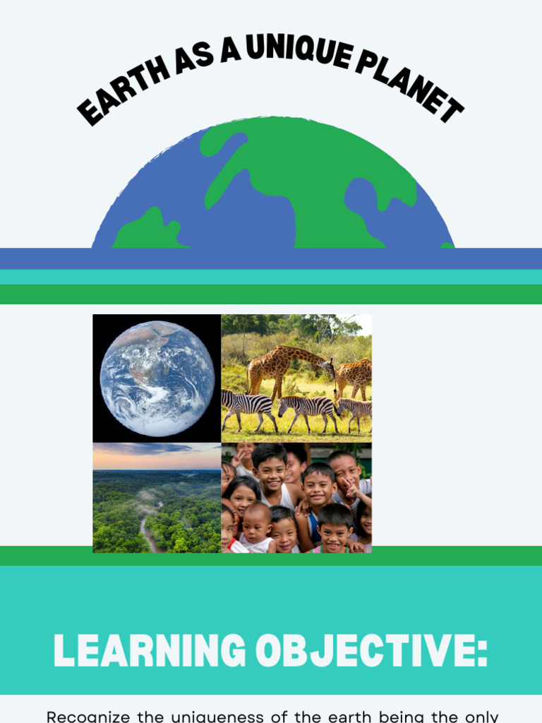 EARTH AS A UNIQUE Planwt | PDF