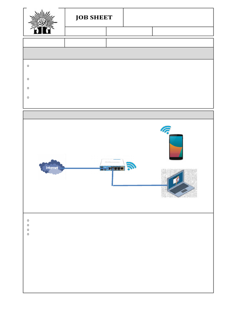 Jobsheet TLJ - Konfigurasi AP (Mikrotik) | PDF