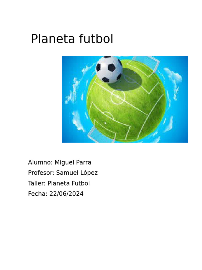 Planeta futbol | PDF