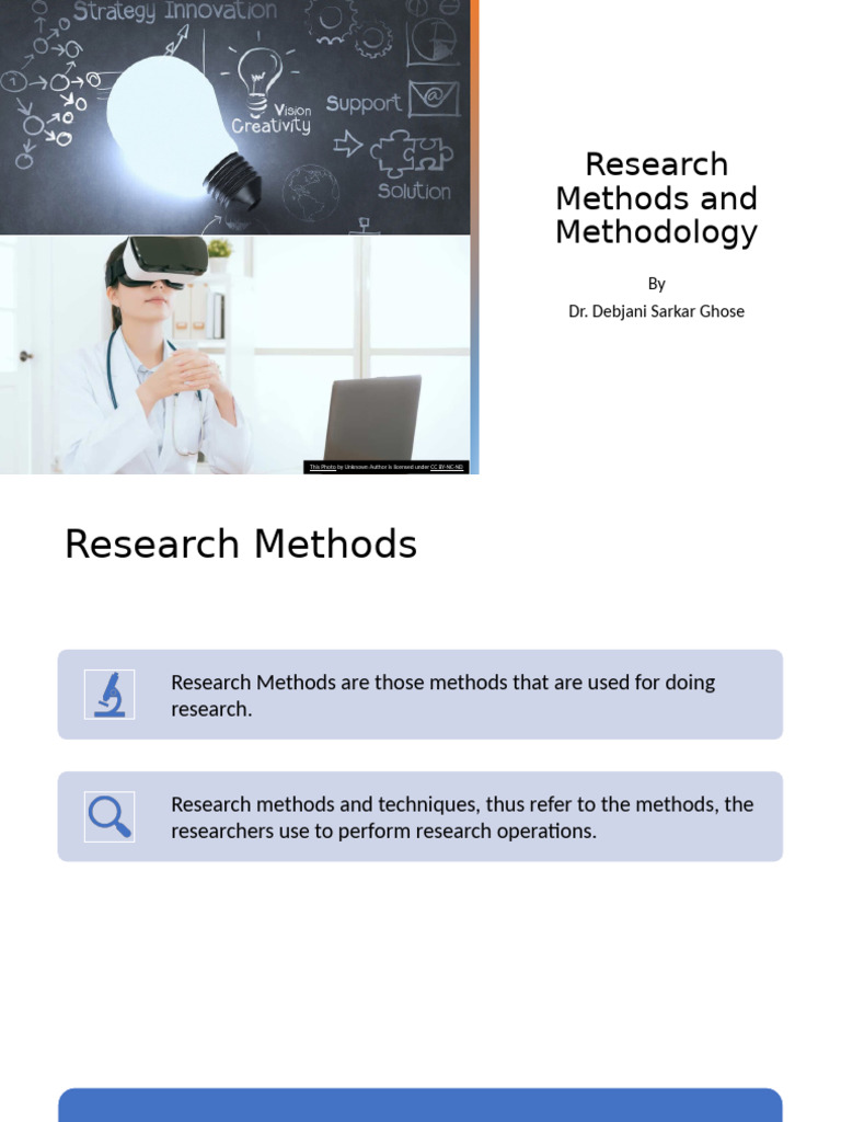 Research Methods and Methodology New | PDF