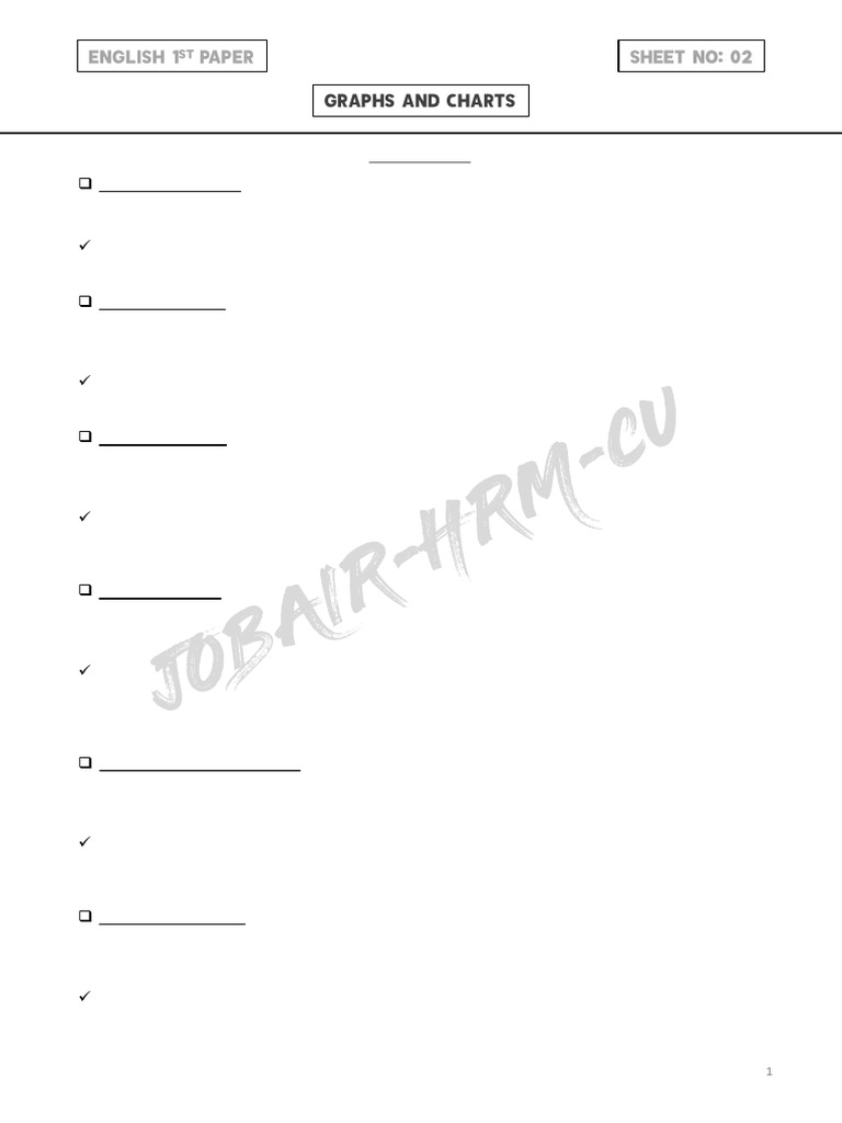 Graph and Charts For SSC and HSC | PDF | Foods | Career & Growth
