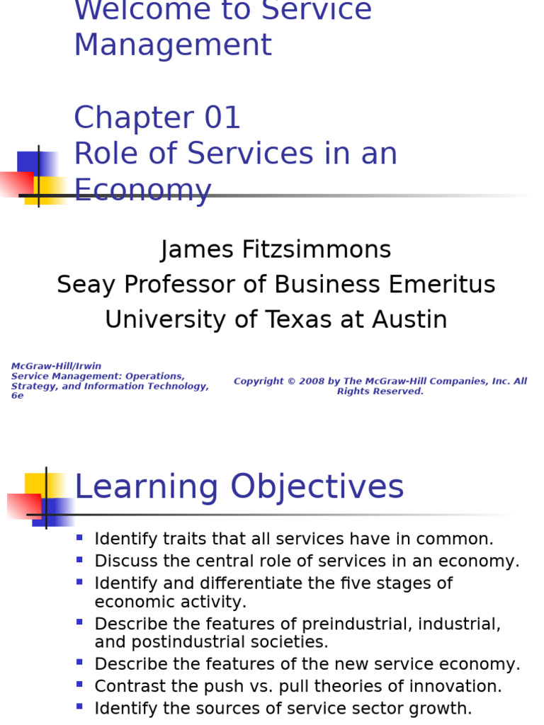Chap001-Role of Services | PDF | Economies | Economics