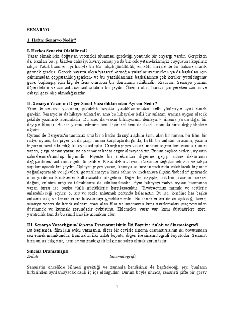 SENARYO | PDF