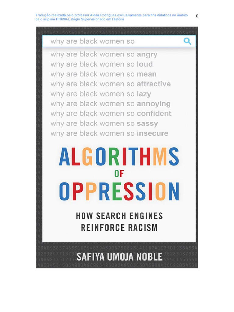 NOBLE, S. (Traduzido) Algorithms of Oppression | PDF