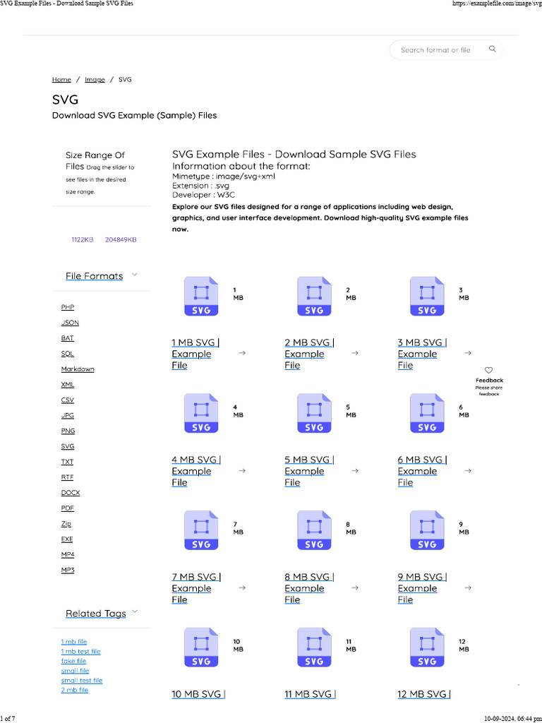 4 SVG Example Files - Download Sample SVG Files | PDF