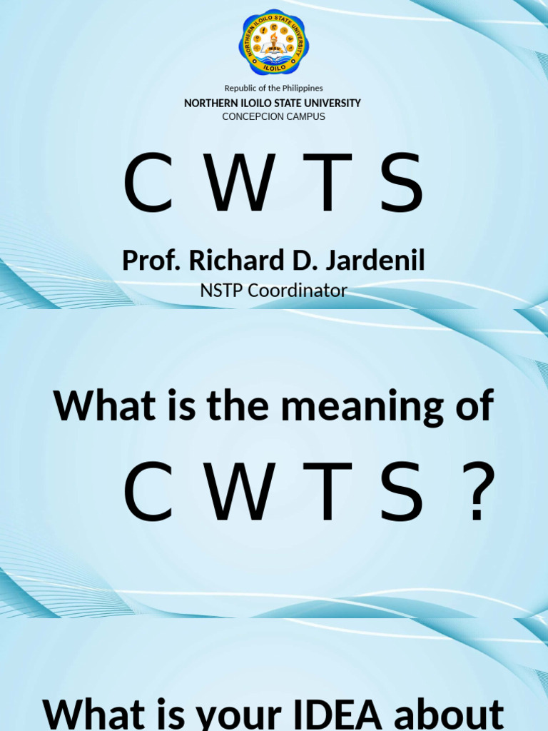 Cwts Module 1 Pdf
