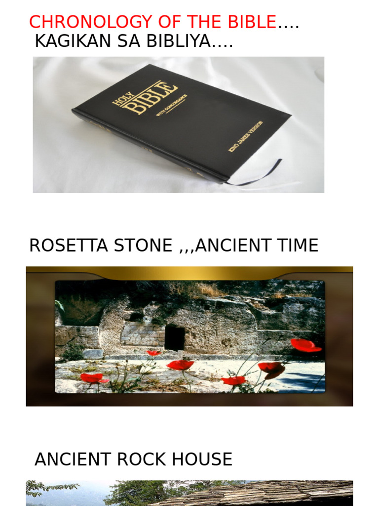 Chronology of The Bible | PDF