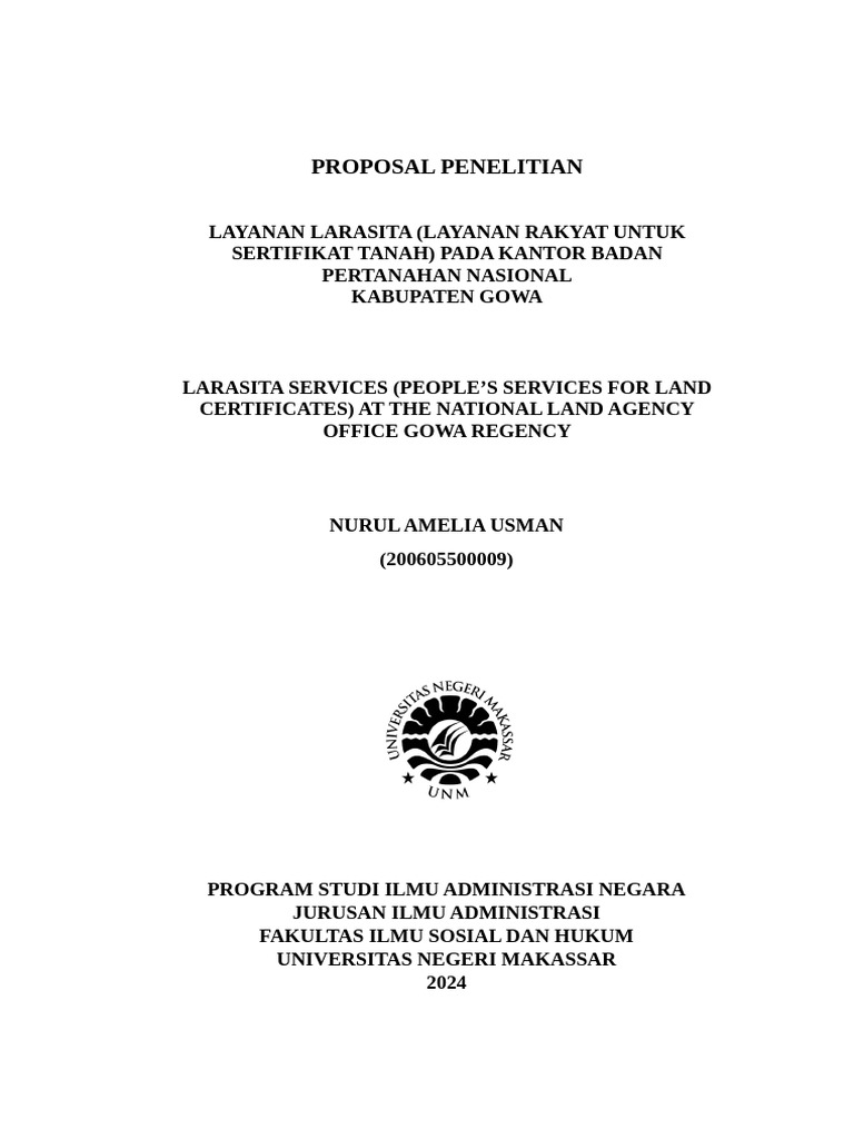 Proposal Paling Baru Revisi | PDF
