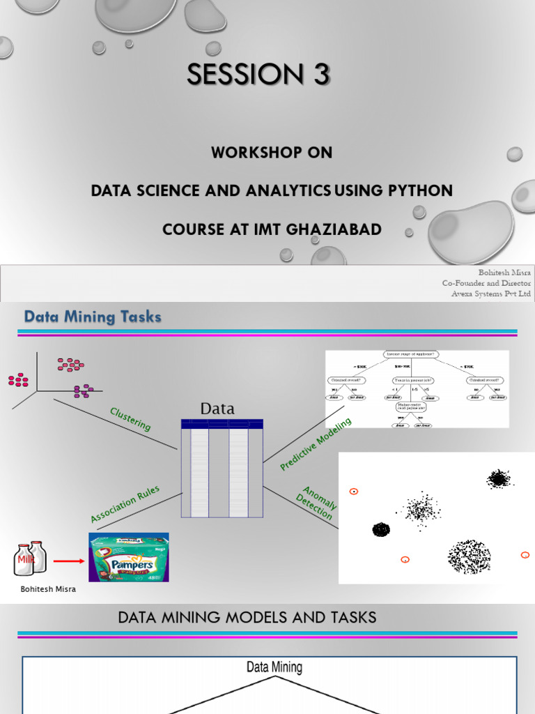 Data Science and Analytics Using Python - Session03 - DSA | PDF