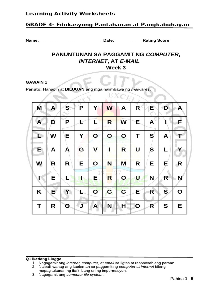 Week-3 - Q1 - Epp4 - Law | PDF