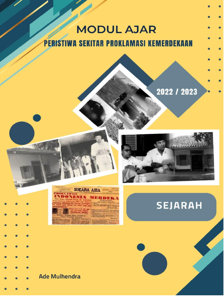 Ade PPL 2 Siklus 2 (Modul Ajar - Proklamasi Kemerdekaan Indonesia) | PDF