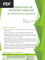 Deviation Report Template | PDF