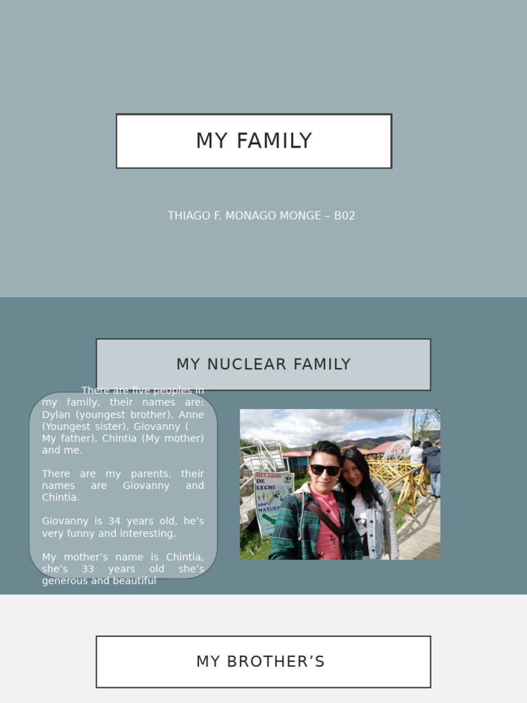MY FAMILY | PDF