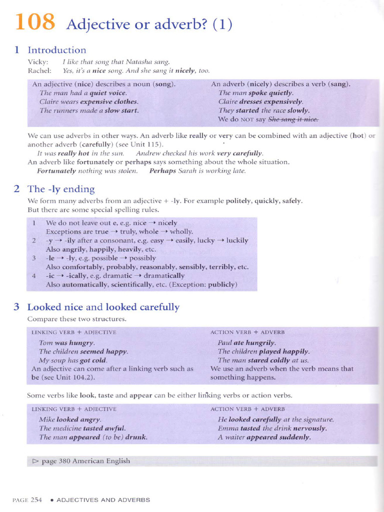 Adjective And Adverb Pdf