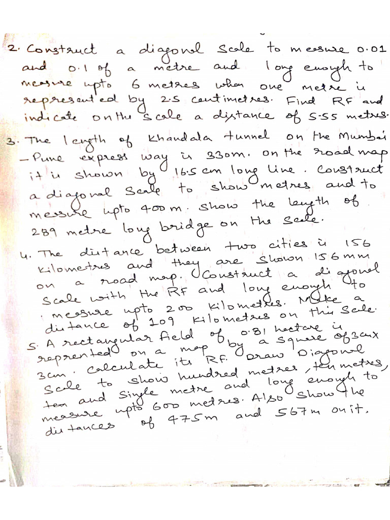 diagonal scale assignment (1) | PDF