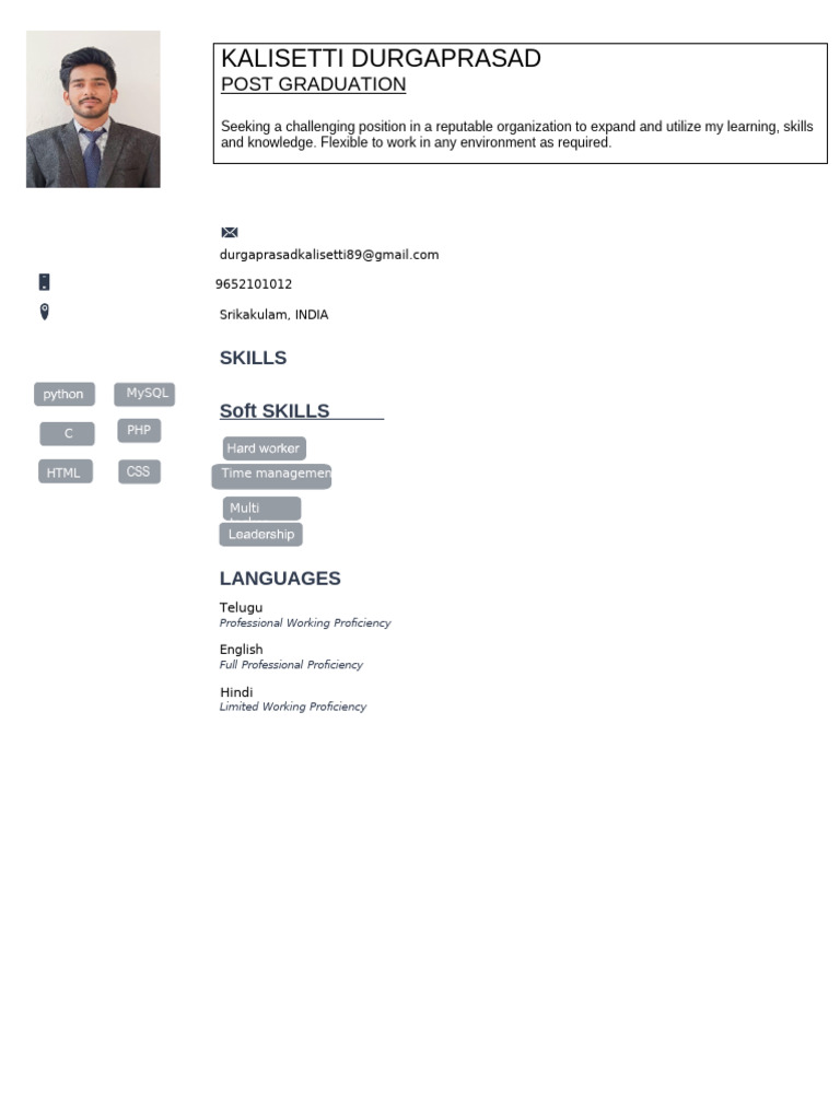 Durga Resume-1 | PDF