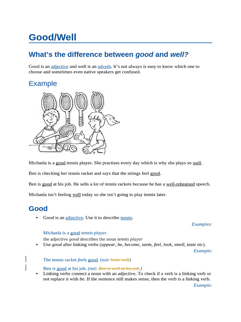 Good Well | PDF