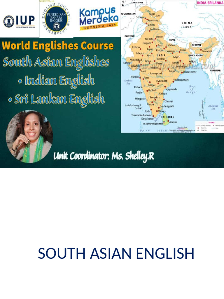 World Englishes South Asian English Seminar | PDF