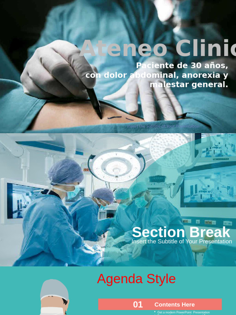 Plantilla Powerpoint de Cirugia | PDF