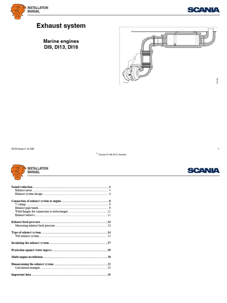 Scania Exhaust System | PDF